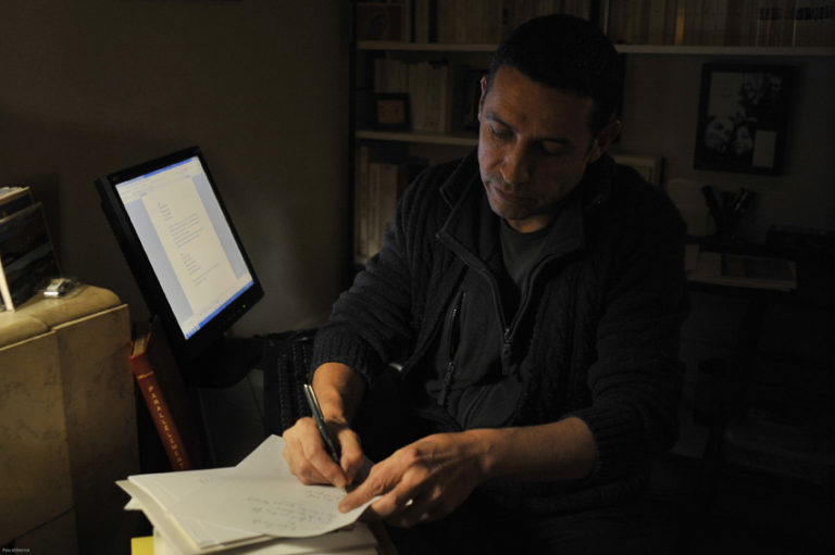 Bruno THOMAS, Portrait.. une séance d'écriture en elle même.