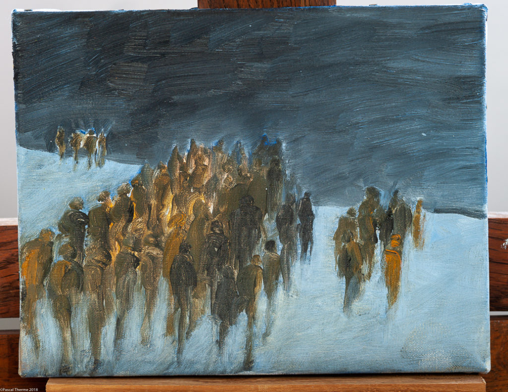 Katherine REY, peintre, atelier et production. - Pascal Therme